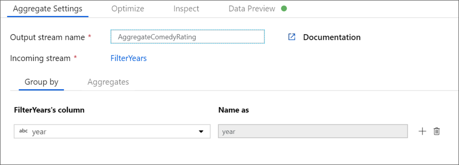 Transform data using mapping data flows