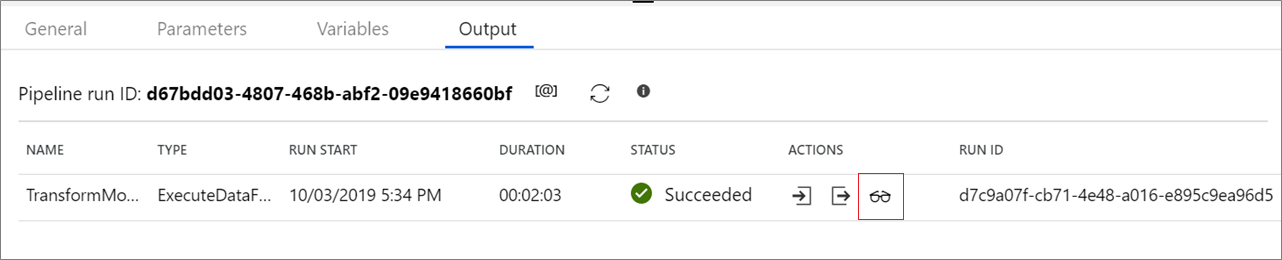 Transform data using mapping data flows